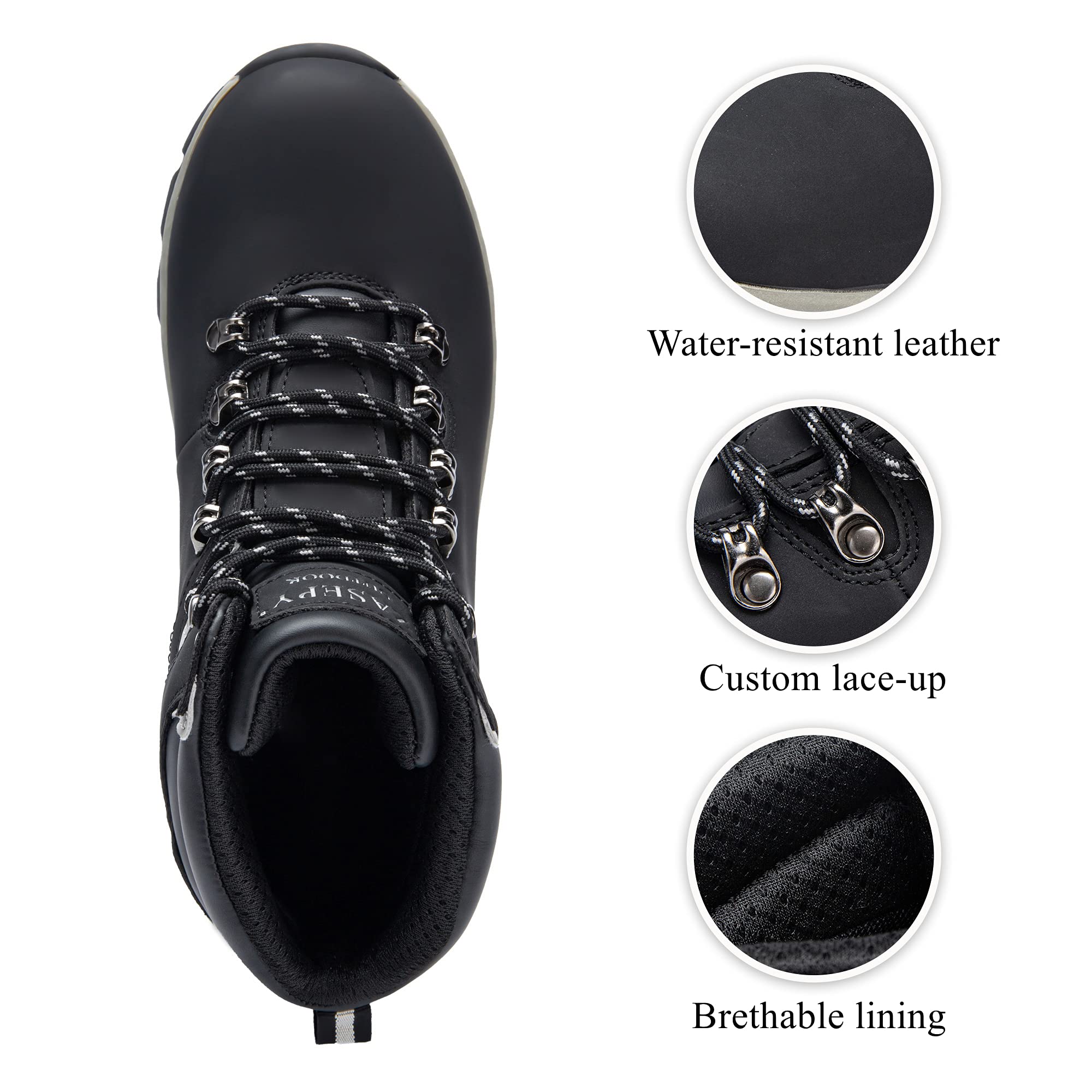 ZASEPY Hiking Boots Men | Work Boots for Men | Comfortable & Waterproof & Non-Slip | Men's Hiking Boots Trekking Camping Backpacking