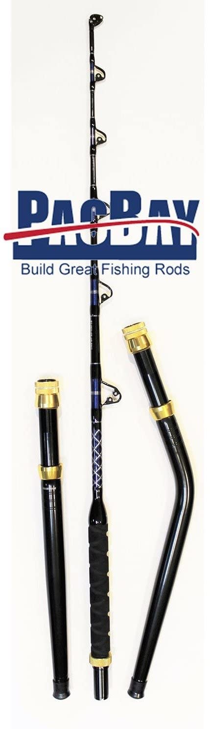 Xcaliber Marine PRO Tournament Series 6' 80-130 Saltwater TROLLING Rod Includes Bent and Straight Butt