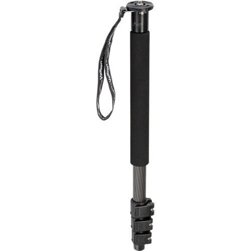 Velbon Geo Carbon Monopods 4-section Flip Lock Wrist Strap 225mm - Velbon GEOPODE54