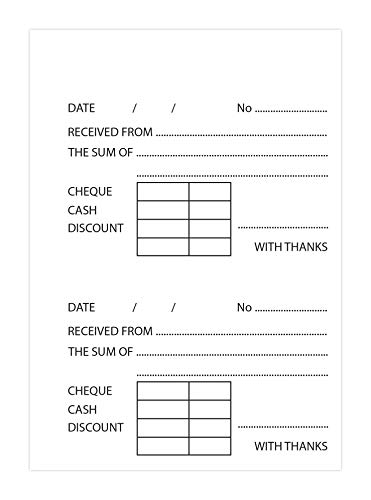 Silvine Duplicate Cash Receipt Book Gummed 50 Sheets (230) 1 - Pack