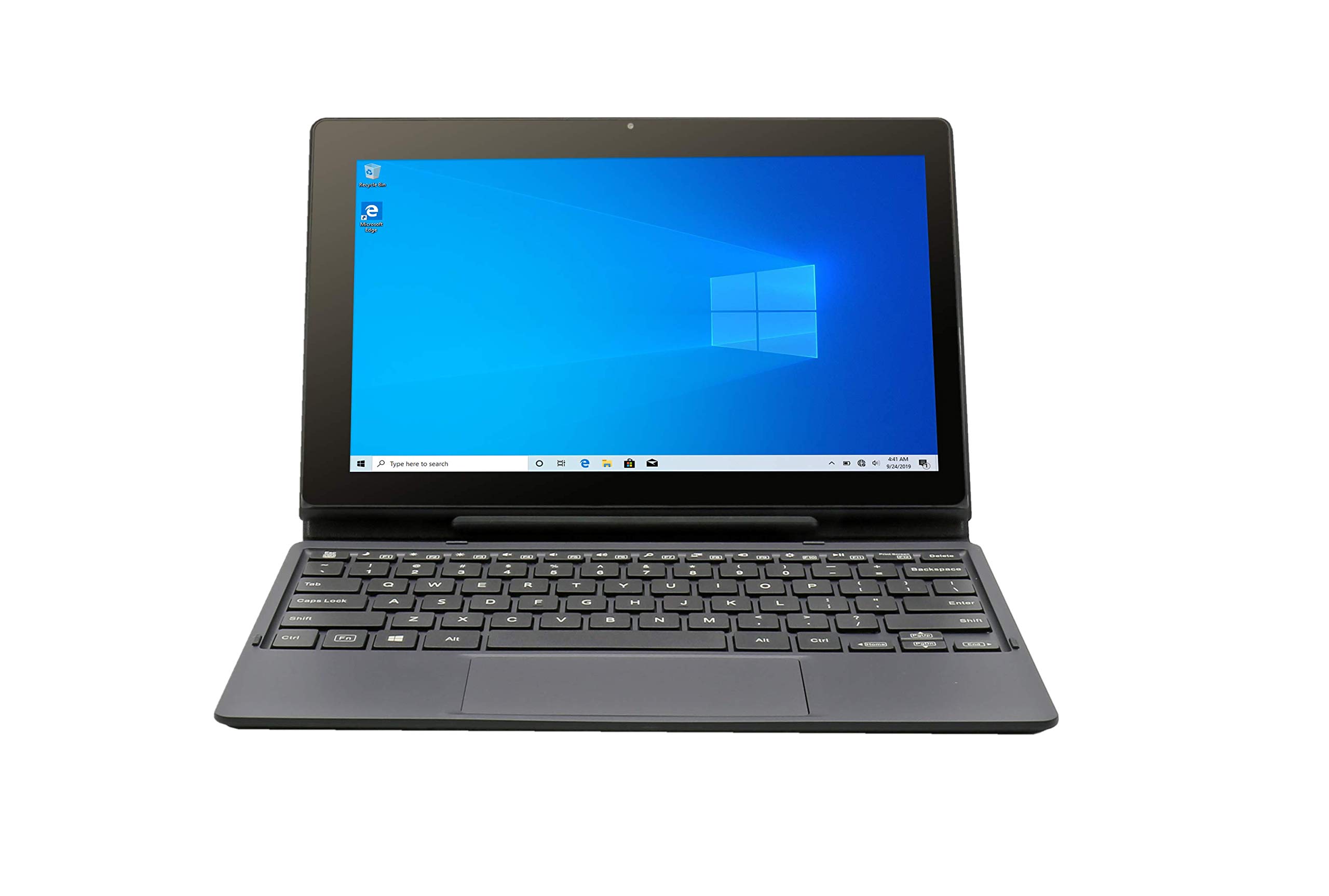Venturer 11.6" Windows 10 (Free Upgrade to Windows 11 When Available) Laptop/Tablet with Keyboard, 64GB Storage, 4GB RAM, Intel Pentium N5000 Processor, FHD Display