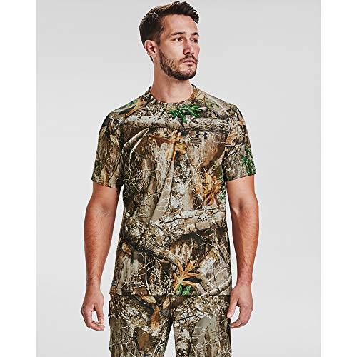 Under Armour Isochill Brushline Short Sleeve, Realtree Edge (991)/Maverick Brown, Medium