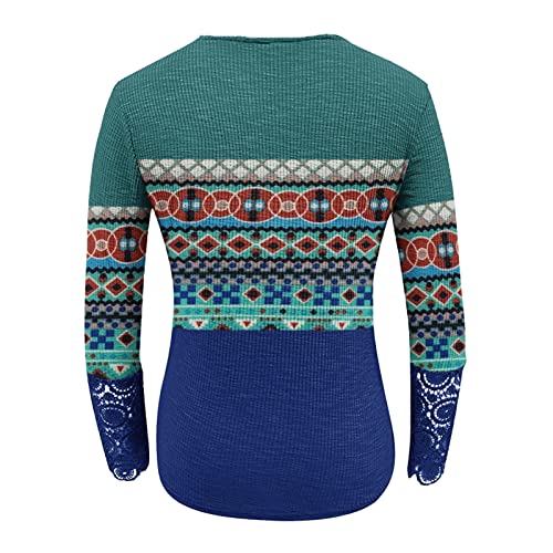 Womens Fashion Cat-Ear Print Sweatshirt Casual Long Sleeve Hooded Top Irregular Hem Pullover with Double Pocket