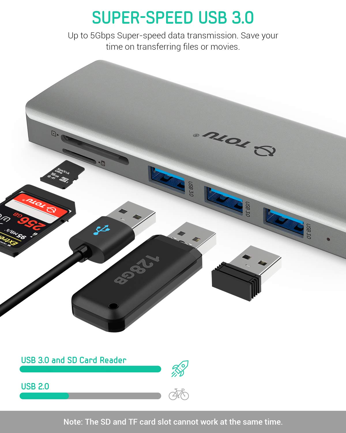 TOTU Docking Station, USB C Hub, 9 in 1 Triple Display Docking Station with Collage Display Mode, Dual 4K HDMI, VGA, 100W PD, 3 USB 3.0 and TF/SD Card Reader for MacBook Pro Air and Type-C Laptops