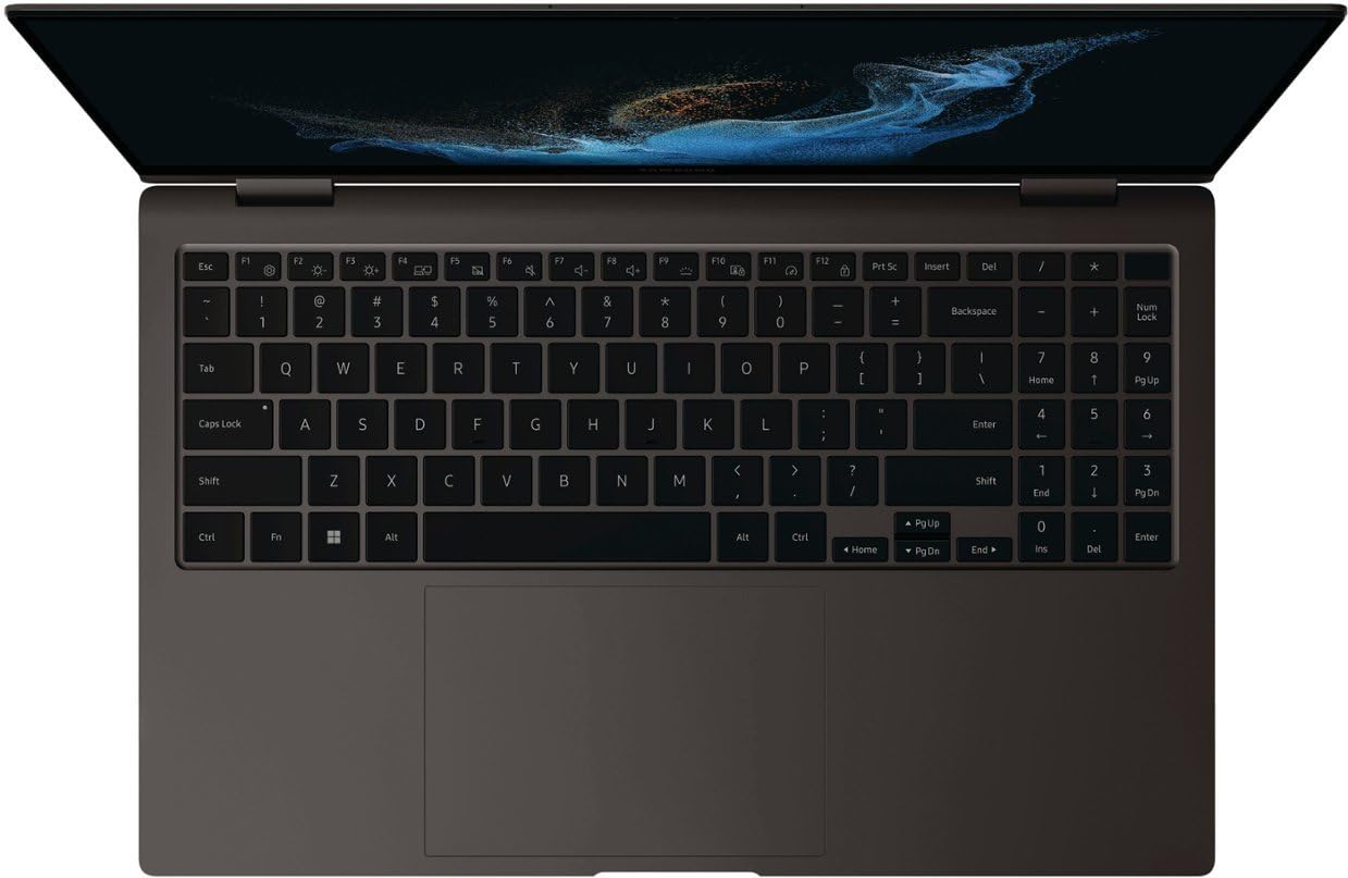 SAMSUNG Galaxy Book 2 Pro 360 15.6'' Intel 12th Gen Core i7 1TB SSD - Graphite (Renewed)