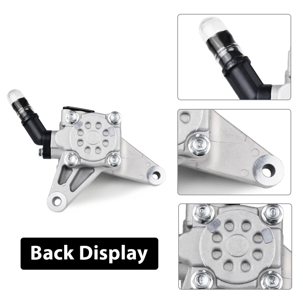 WMPHE Power Steering Pump Compatible with Honda Accord 3.0L V6-2003 2004 2005 2006 2007, Acura MDX 3.0L V6 2003 to 2006, Replacement for OEM 21-5349, 56110-RCA-A01, 56110-RDJ-A01
