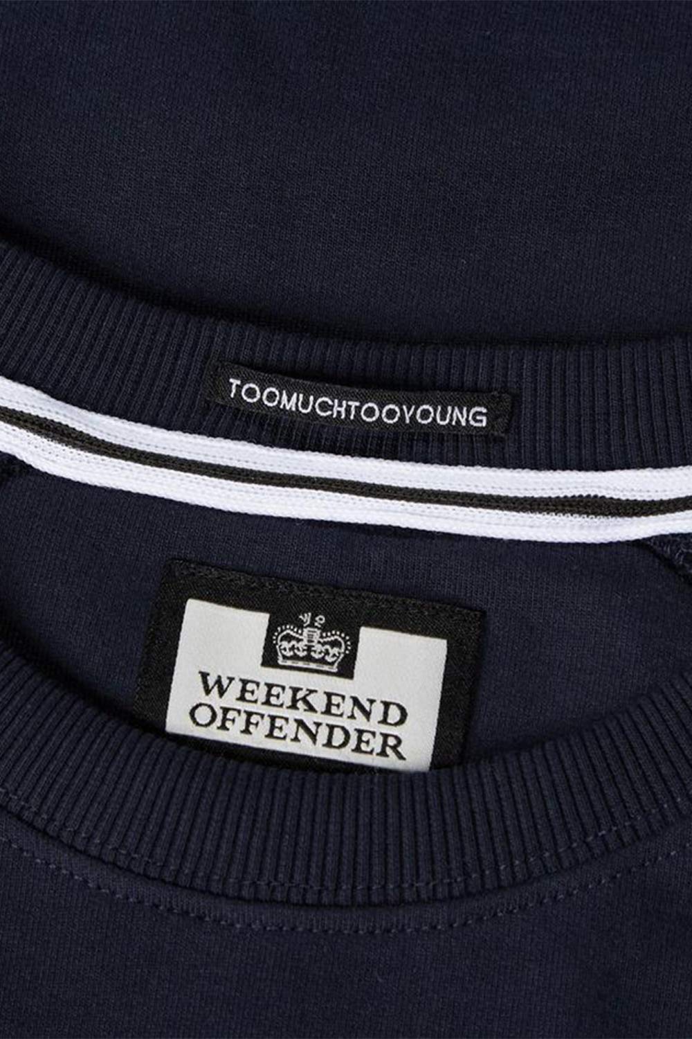 Weekend Offender Penitentiary Sweatshirt in Navy XXL