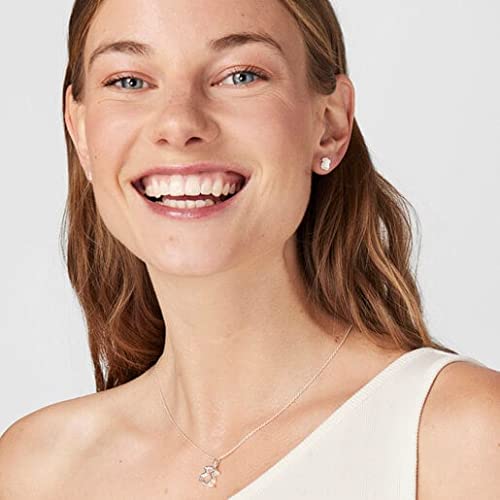 TOUS Sterling Silver Necklace for Women with Bear Motif, Size: 1.2 cm. Length: 45 cm. Galaxy Collection