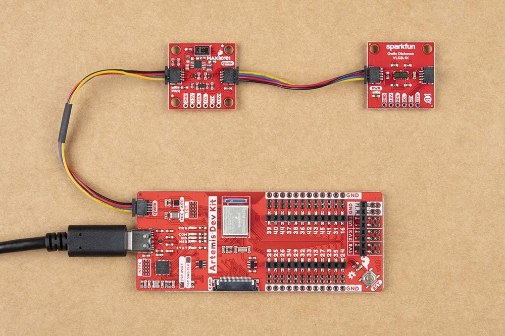 SparkFun Artemis Development Kit with Camera - Updated USB Interface Drag and Drop Programming SWD Interface JTAG Programming PTH Debug 5V Power Himax HM01B0 Camera Reversible USB A to C - 0.8m