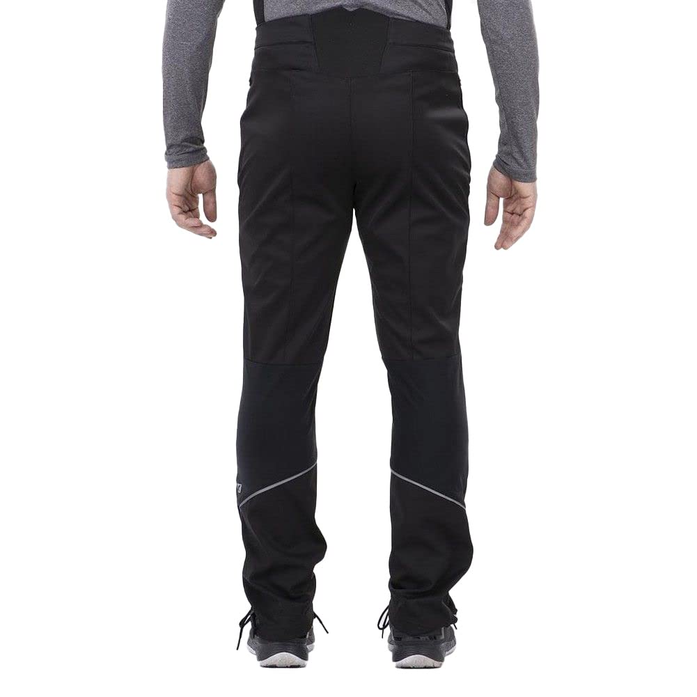 Swix Men's Standard Cross-Country Skiing Active Alpine Voldo Light Softshell Pants, Black, L