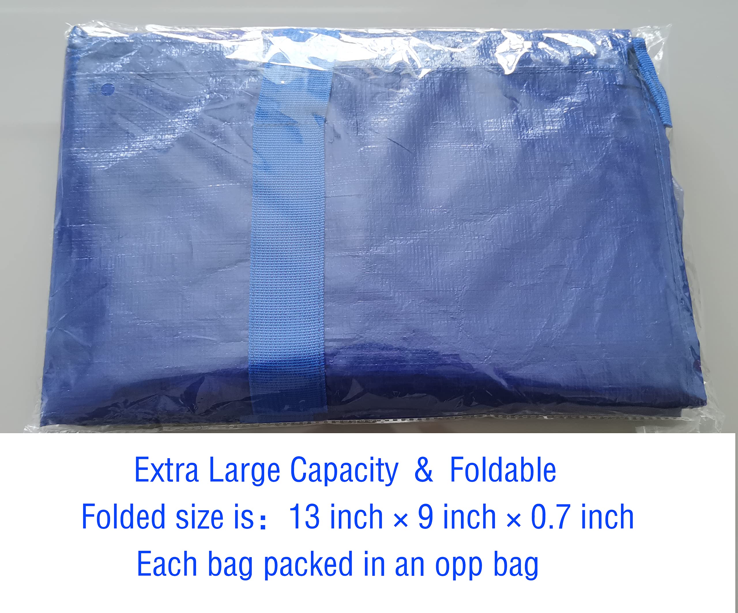 Yun Xuan Reusable Moving Bags, Large Storage Bags for Space Saving ,The Best Choice (6 Pack)