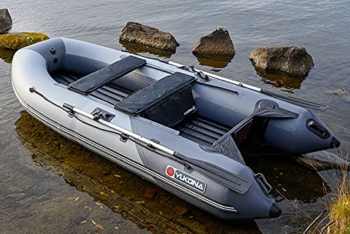 Yukona Inflatable Boat 410 Air Tank Grey+Dark Grey