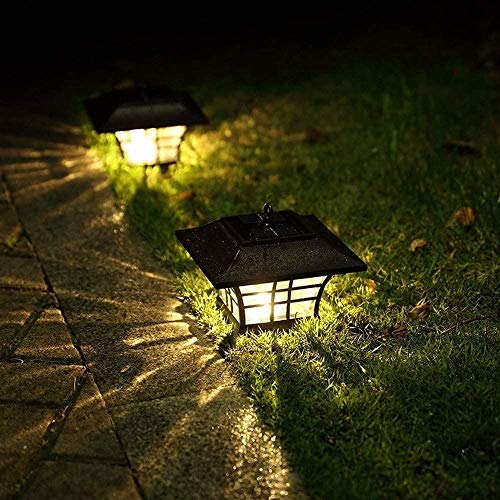 zeyujie Landscape Courtyard Home Dual-Purpose Pillar Headlights Outdoor Garden Wall Waterproof Solar Street Lights
