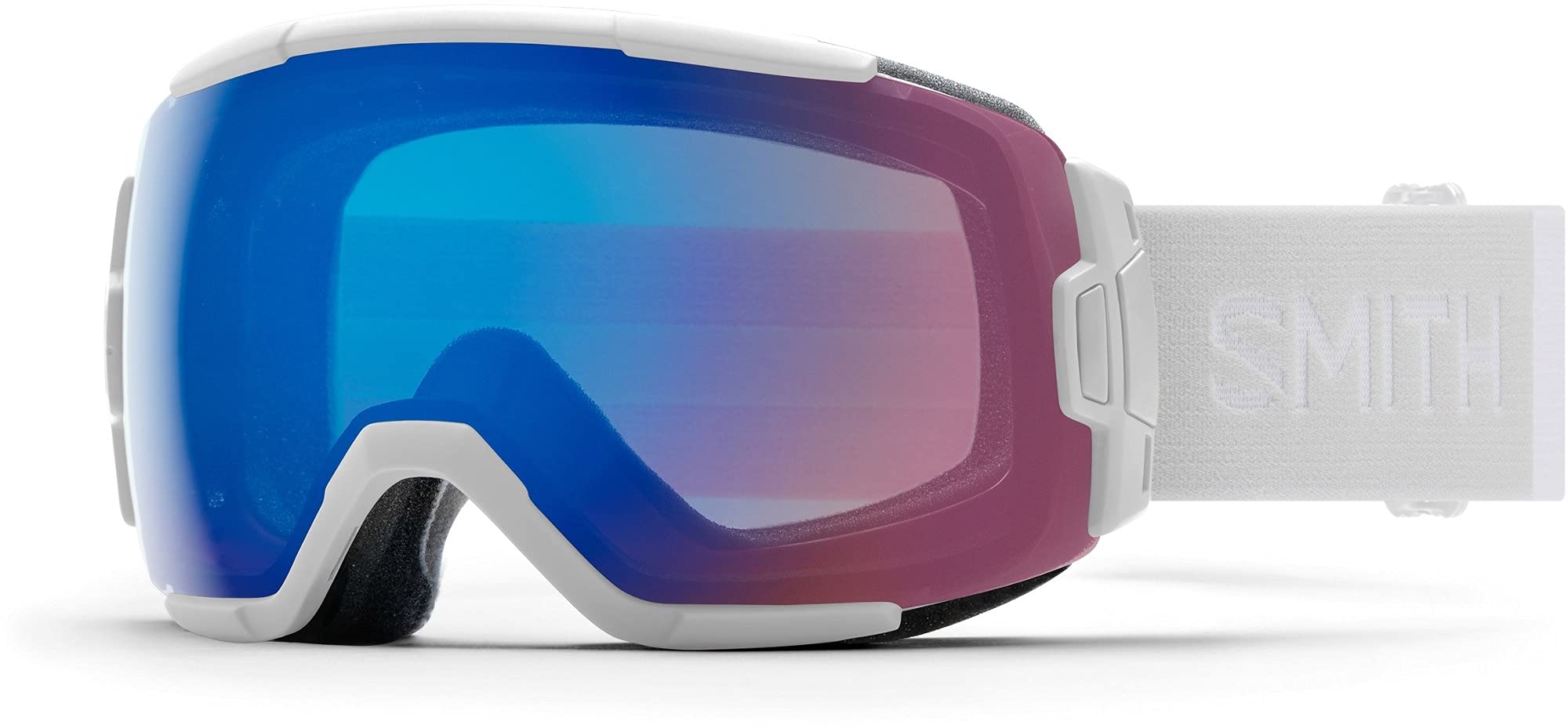 Smith Optics Vice Adult Snow Goggles - White Vapor/Chromapop Photochromic Rose Flash/One Size