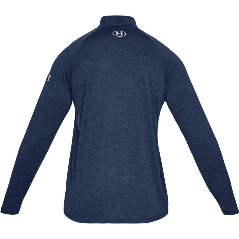 Under Armour Project Rock Tech 1/2 Zip T-shirt, Academy Blue (408)/Reflective, Small