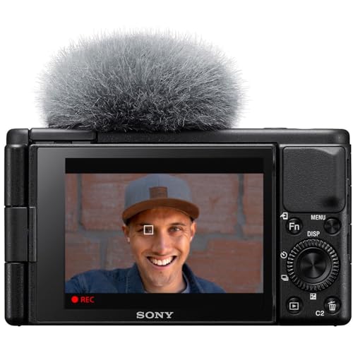 Sony ZV-1 Digital Camera | Black Bundled with 64GB Memory Card + Photo Starter Kit (11 Pieces) + Battery Charger for Sony NP-BX1 + Microfiber Cleaning Cloth (5 Items)