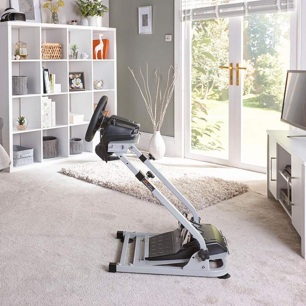 X-Rocker XR Racing Rig Wheel Stand Compatible with Most Racing Wheel Accessories - Grey