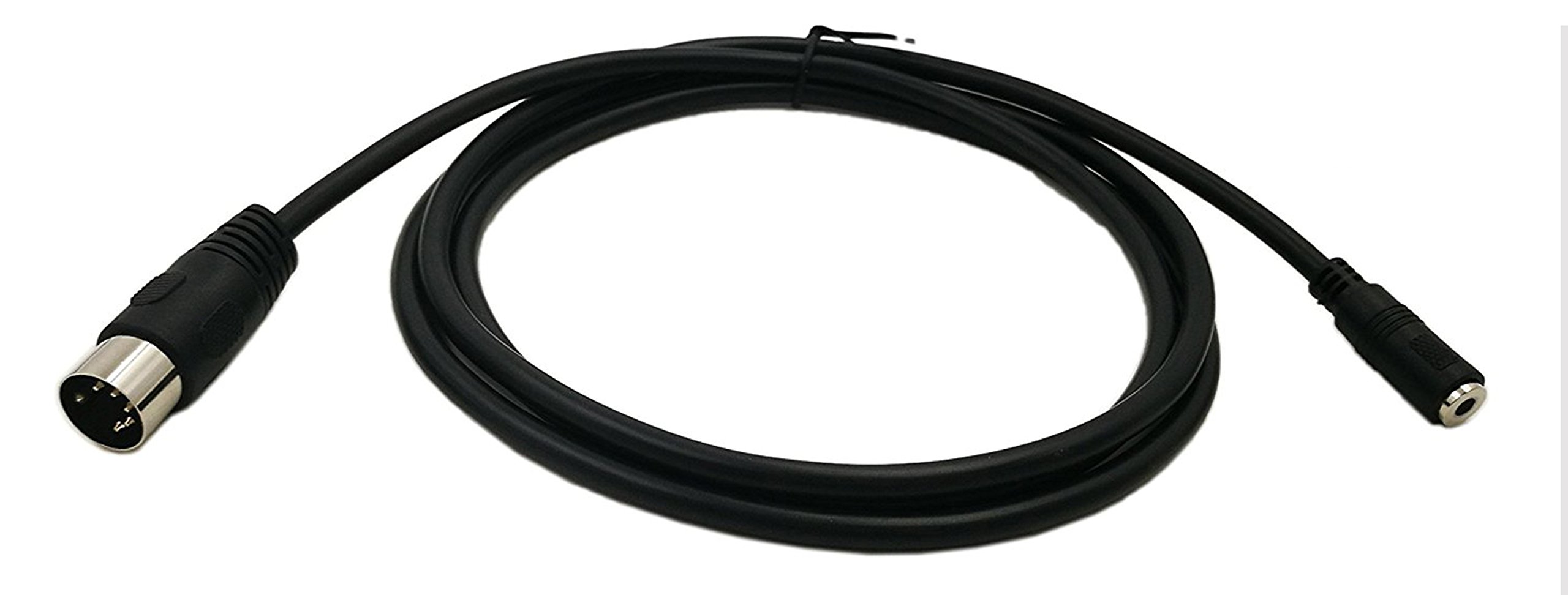 zdyCGTime 3.5mm(1/8in) TRS Stereo Female to 5-Pin Din Male Professional Premium Audio Adapter for Bang & Olufsen, Naim, Quad...Stereo Systems