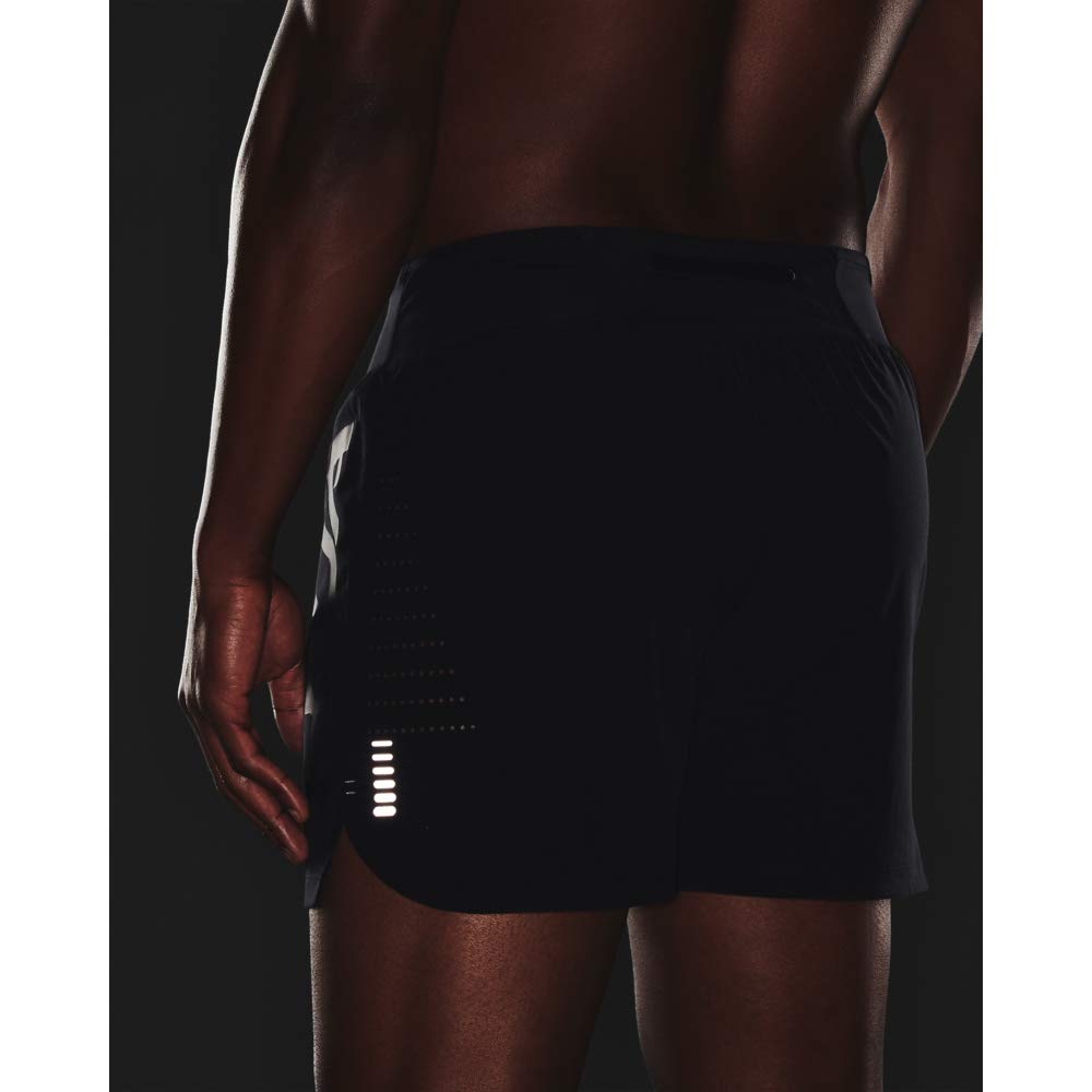 Under Armour Speedpocket 5-inch Shorts, Black (001)/Reflective, Large