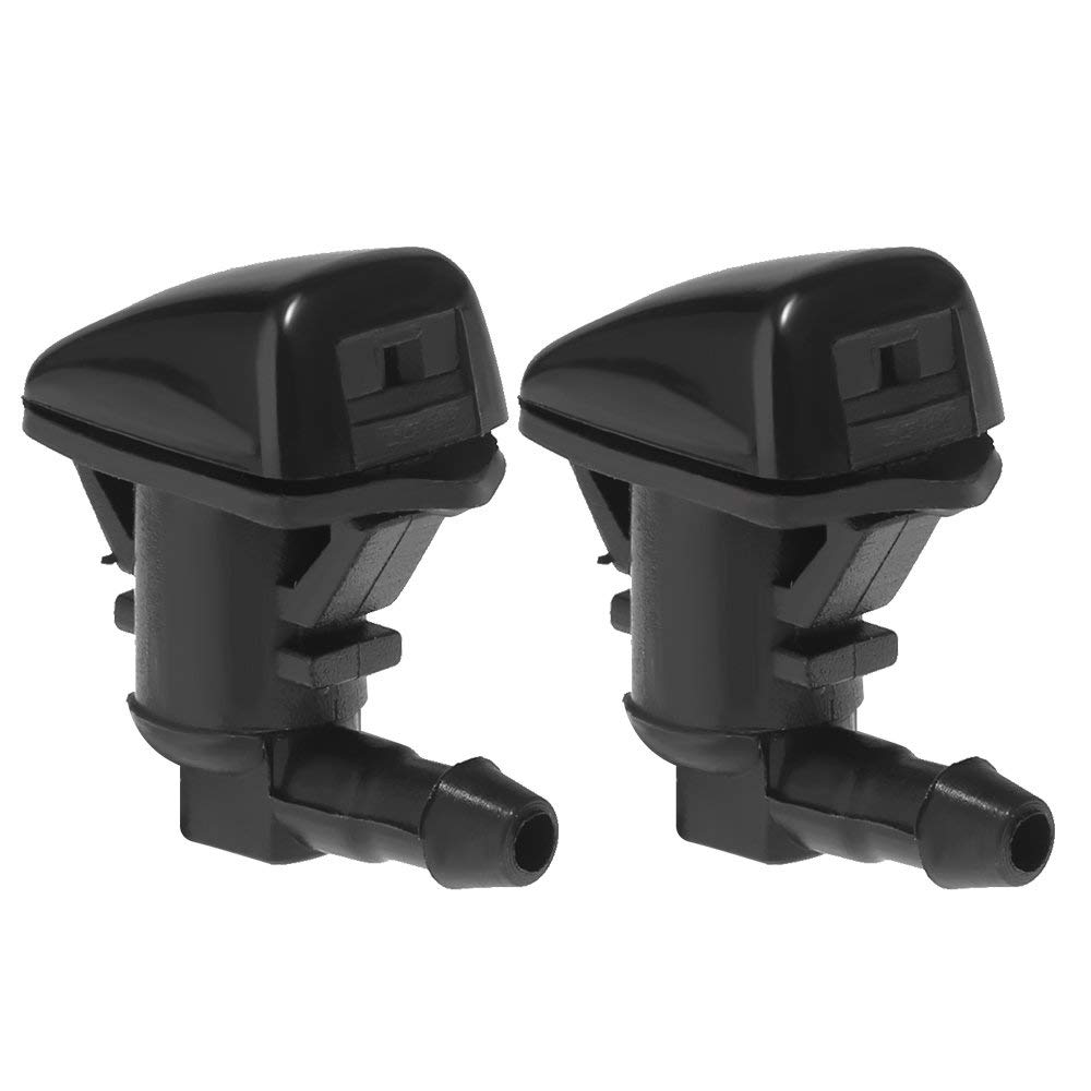 Windshield Washer Nozzles for 2007-2011 Ford Edge, 2007-2010 Lincoln MKX Base Sport Premium Sport Replaces OEM # 7T4Z-17603-A 8S4Z-17603-AA, Spray Jet Kit（Pack of 2）