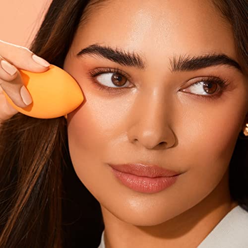 Real Techniques Makeup Brush Set with 2 Makeup Sponge Blenders, For Eyeshadow, Foundation, Blush, and Concealer, UltraPlush Synthetic Bristles, 6 Piece Makeup Brush Set (Pack of 2)