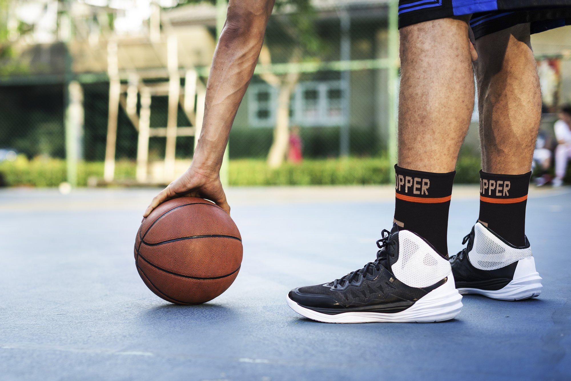 Thx4 Copper Infused Compression Ankle Brace,Silicone Ankle Sleeve Support, Pain Relief from Plantar Fasciitis, Achilles Tendonitis- Reduce Foot Swelling & Prevent Ankle Injuries - (Single)
