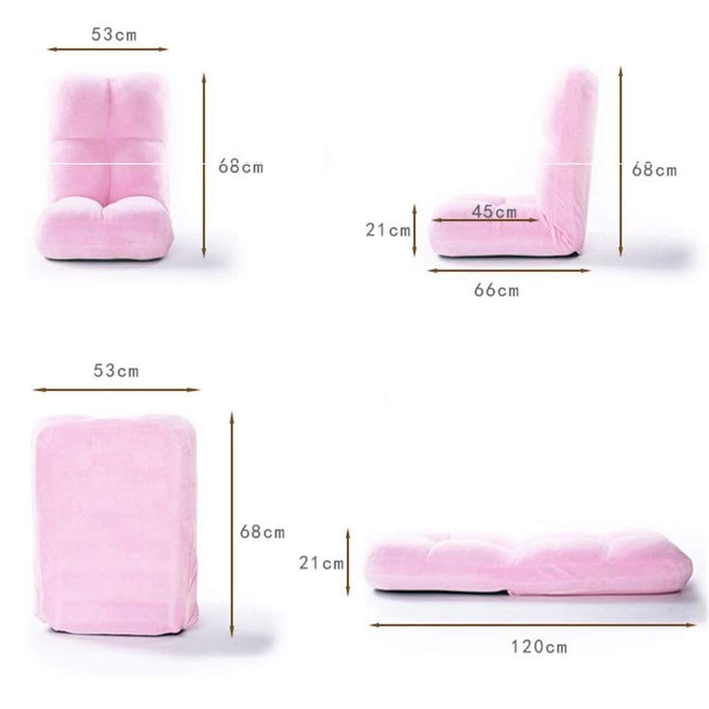 WDBBY Simple Thicken Increase Multifunctional Lazy Sofa, Fabric Floor Game Chair Soft Bag Folding Lazy Sofa Adjustable Floor Children Sofa