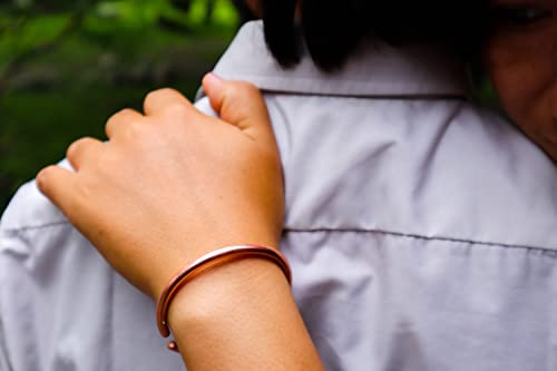 Tibetan Hand Crafted Copper Bracelet from Nepal (11)