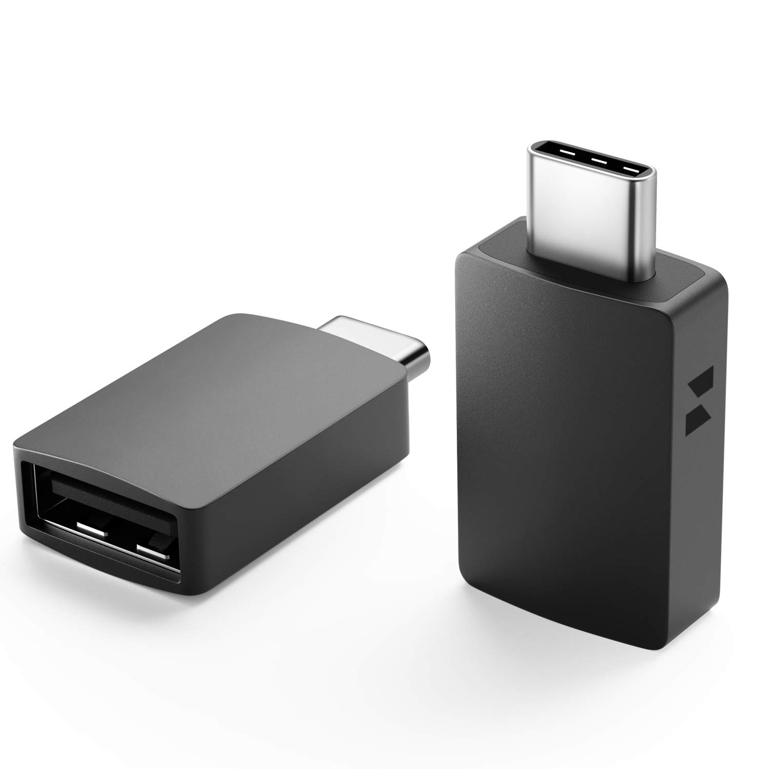 USB C to USB Adapter [2 Pack], uni High-Speed USB C Male to USB 3.0 Female Adapter, USB Type-C OTG Adapter [Thunderbolt 3 Compatible] with MacBook Pro/Air, iPad Pro 2021, XPS 15/13, and More