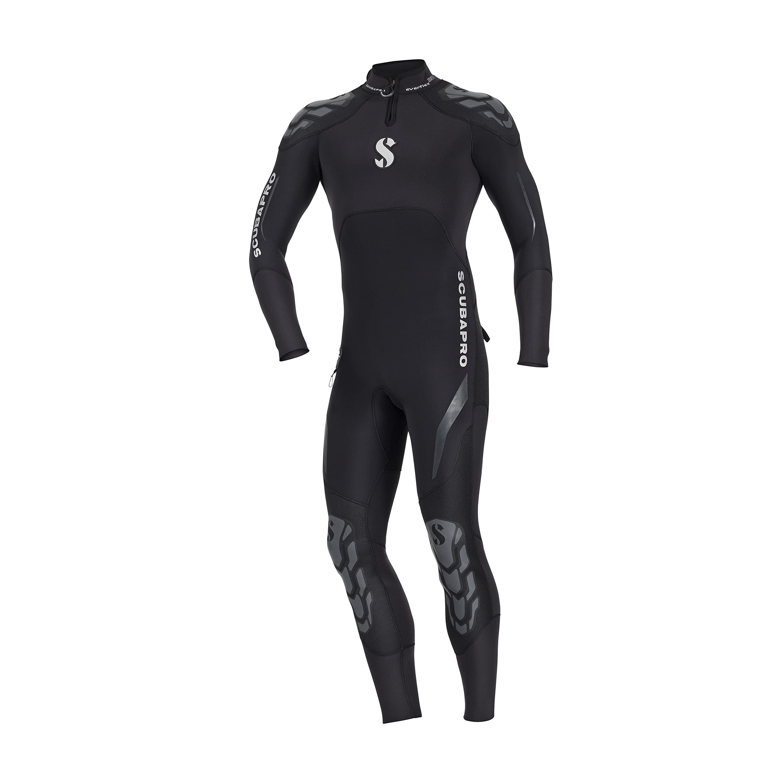 SCUBAPRO Everflex Steamer 3/2 mm Men’s Diving Wetsuit (Small, Black)