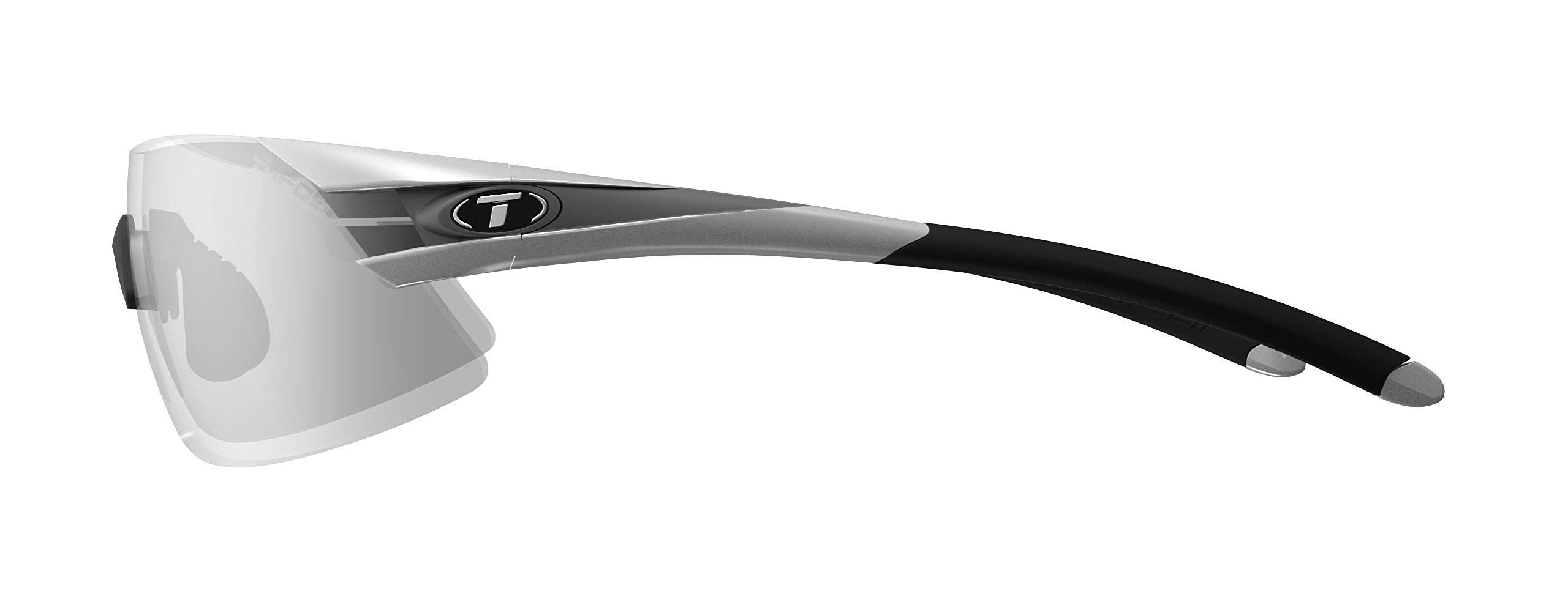 Tifosi Asian Podium XC 1150306531 Shield Sunglasses, Silver & Gunmetal, 124 mm