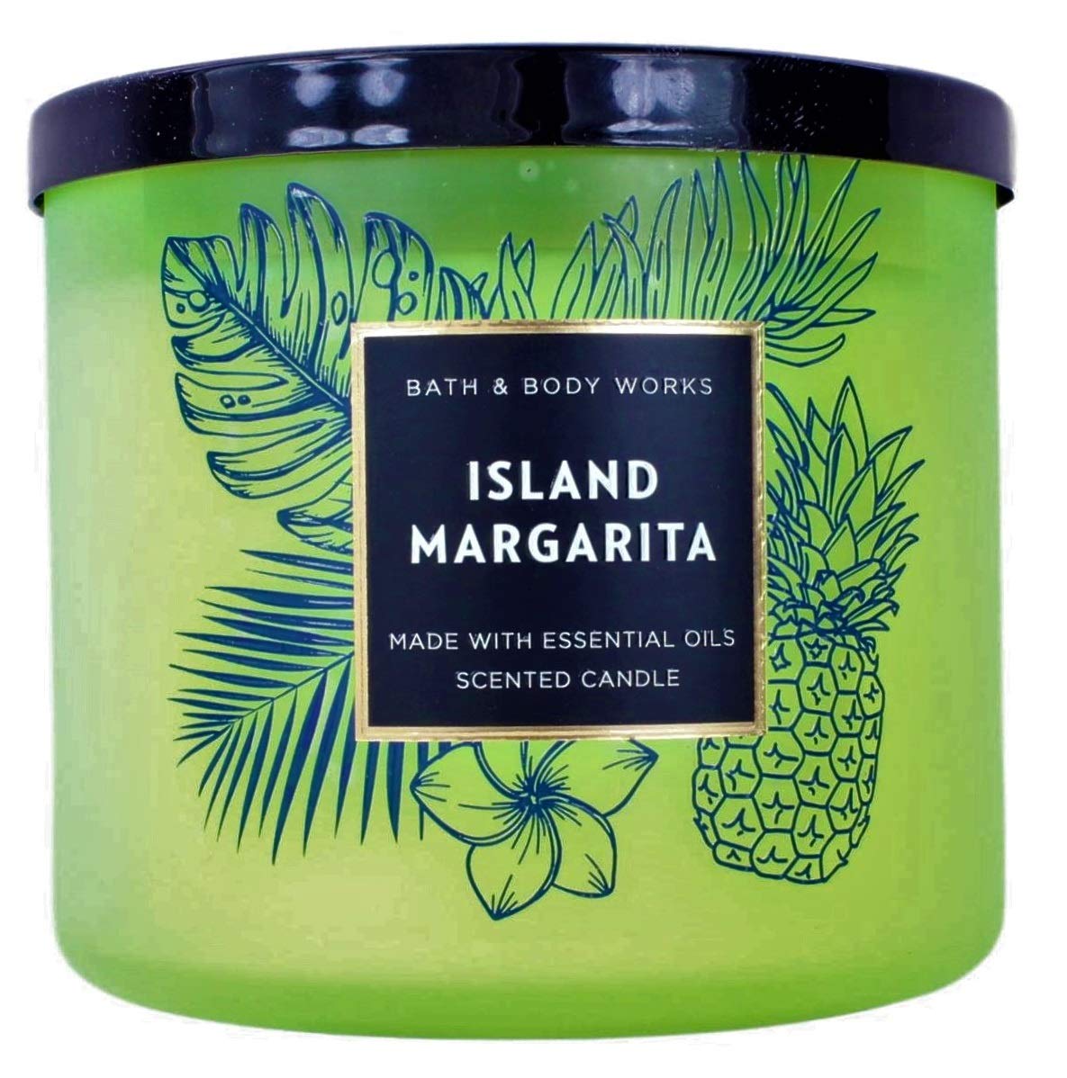 White Barn Bath and Body Works Island Margarita 3 Wick Scented Candle 14.5 Ounce