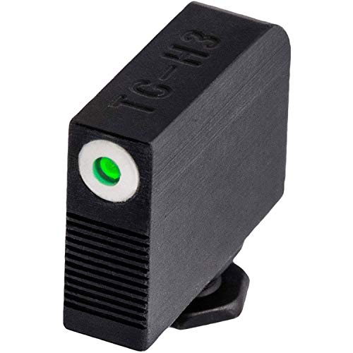 TruGlo Tritium Pro Glow in the Dark Handgun Glock Pistol Sight with Focus Lock Ring and Fortress Finish for Glock 17, 19 and Other Handgun Models