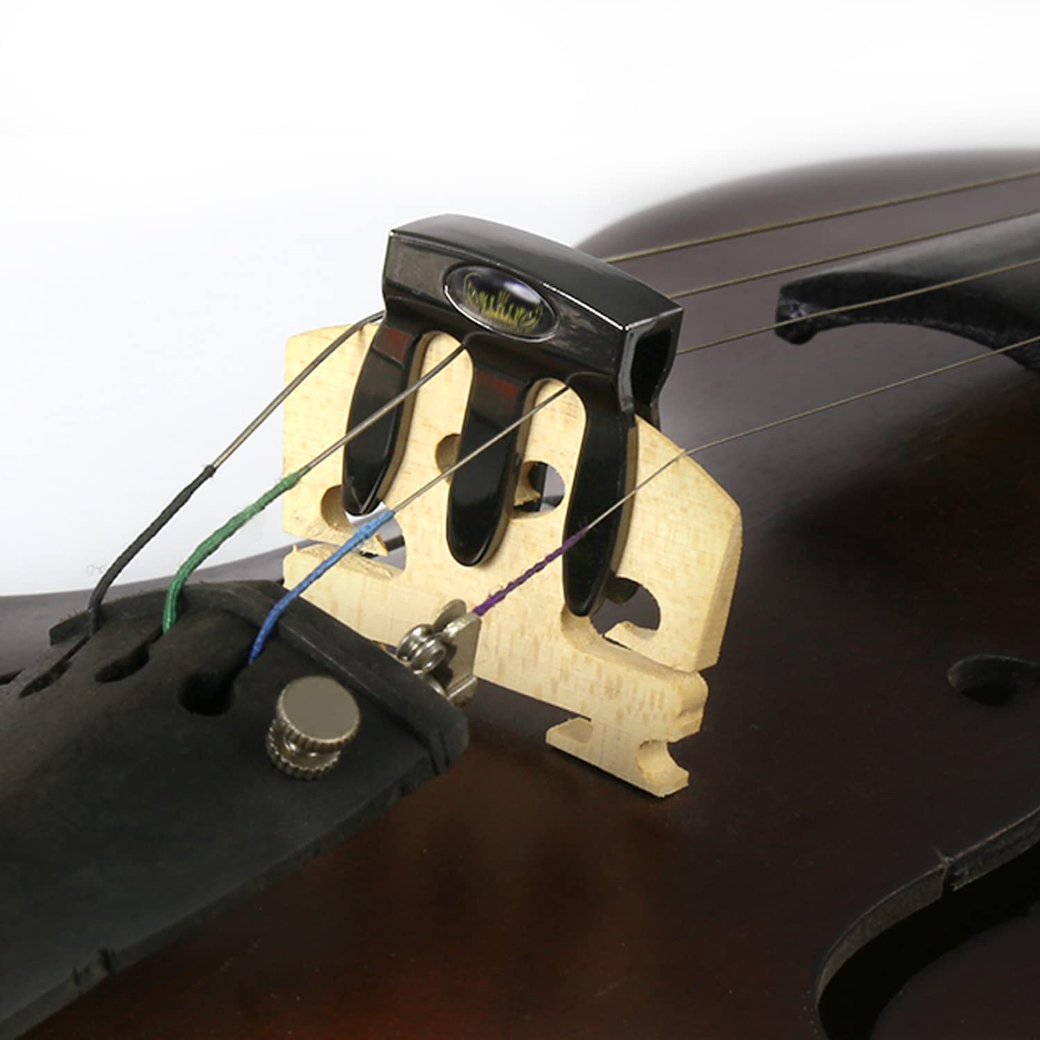 Violin Mute Viola Practice Hydroxy Black Mute Fiddle Silencer 3 Prong Violin Practice Mute Durable Violin Parts & AccessoriesâŚ