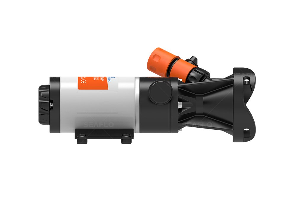 SewerFlo Quick Release RV Macerator Pump - 12V, 12GPM RV Dump Station Mount