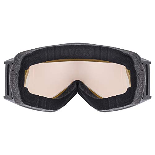 uvex Unisex's g.gl 3000 to ski Goggles, Anthracite mat/red-Clear, one size