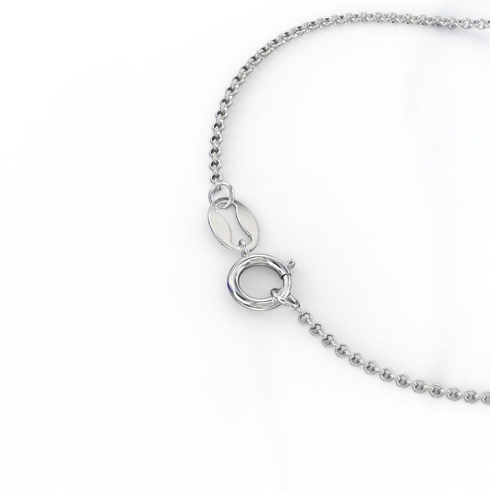 TSD Sterling Silver Dashing Dachshund Cutout Disc Necklace by JEWLR
