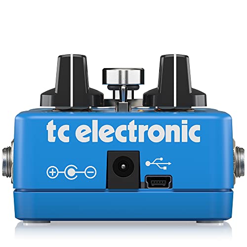 TC Electronic FLASHBACK 2 DELAY Legendary Delay Pedal with Groundbreaking MASH Footswitch, Crystal Delay Effect and Built-In TonePrint Technology, Blue