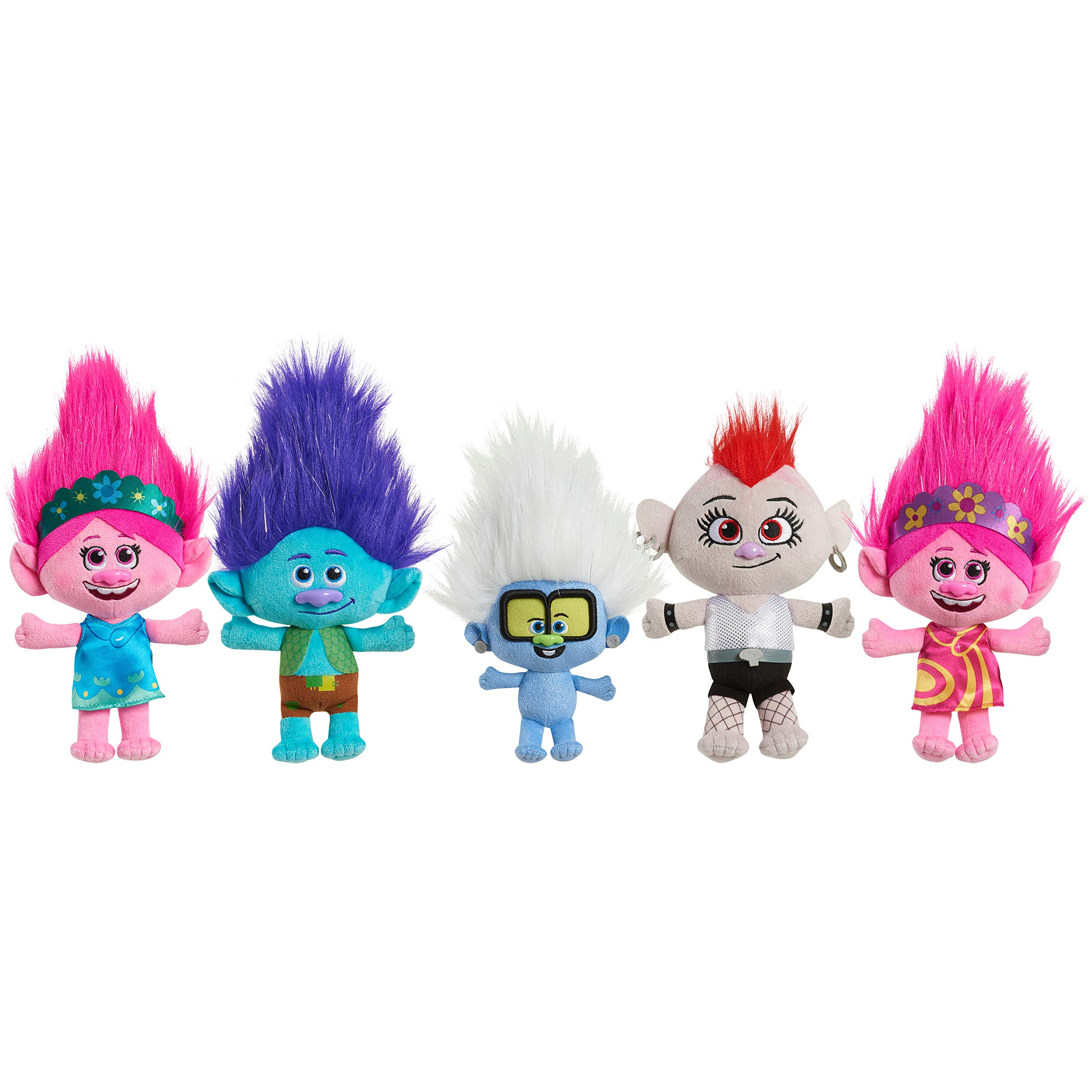Trolls World Tour 8-Inch Small Plush Tiny Diamond, Kids Toys for Ages 3 Up by Just Play