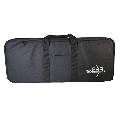 Southland Archery Supply SAS Premium Recurve Takedown Bow Case with Pre-Cut Foam (Matt Black for Samick Sage)