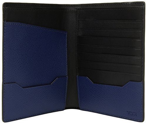 TUMI - Province Passport Case Holder - Wallet for Men and Women - Blue