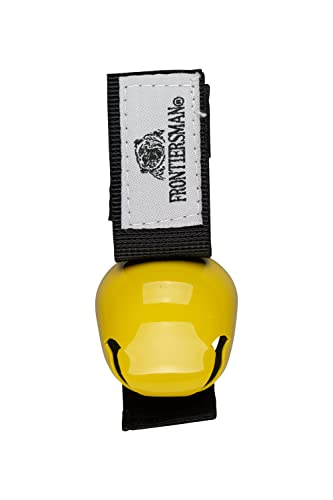 SABRE Frontiersman Bear Bell, Magnetic Silencer, Durable Hook and Loop Strap Attachment, Helps To Prevent Startling Bears While Hiking