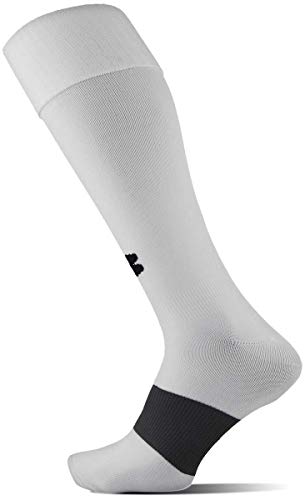 Under Armour Unisex UA Soccer Solid Over-The-Calf Socks LG White