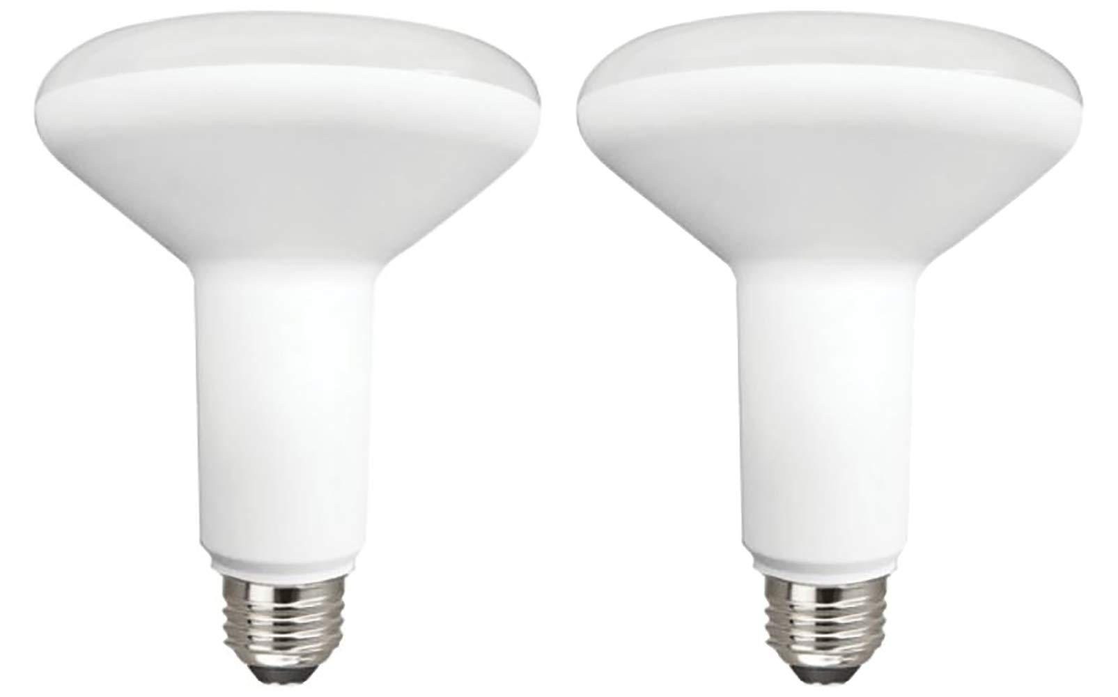 TCP L8BR30D1527K2 LED 65 Watt Equivalent Dimmable Light Bulbs, BR30 Shape, Floodlights, 2 Count (Pack of 1), Soft White (2700K)