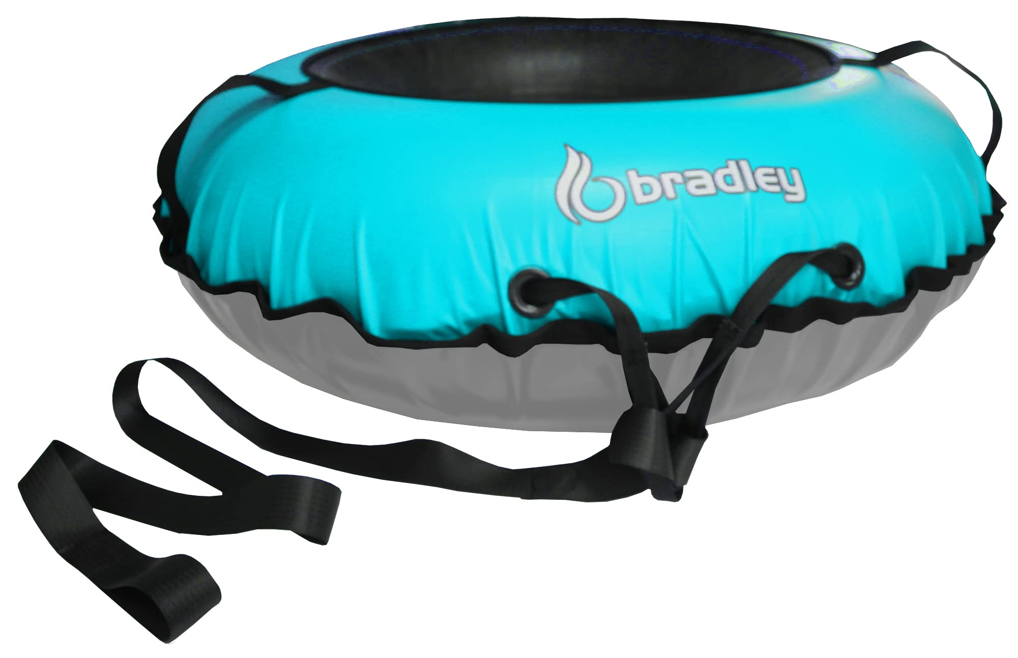 Ultimate Towable Snow Tube Sled and Heavy Duty Cover (50" Blue) | Made in USA