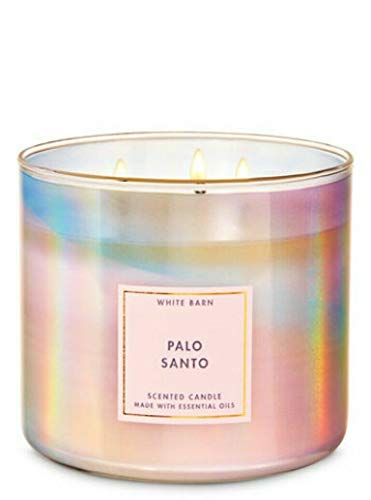 White Barn BBW Palo Santo 3 Wick Scented Candle 14.5 Oz.