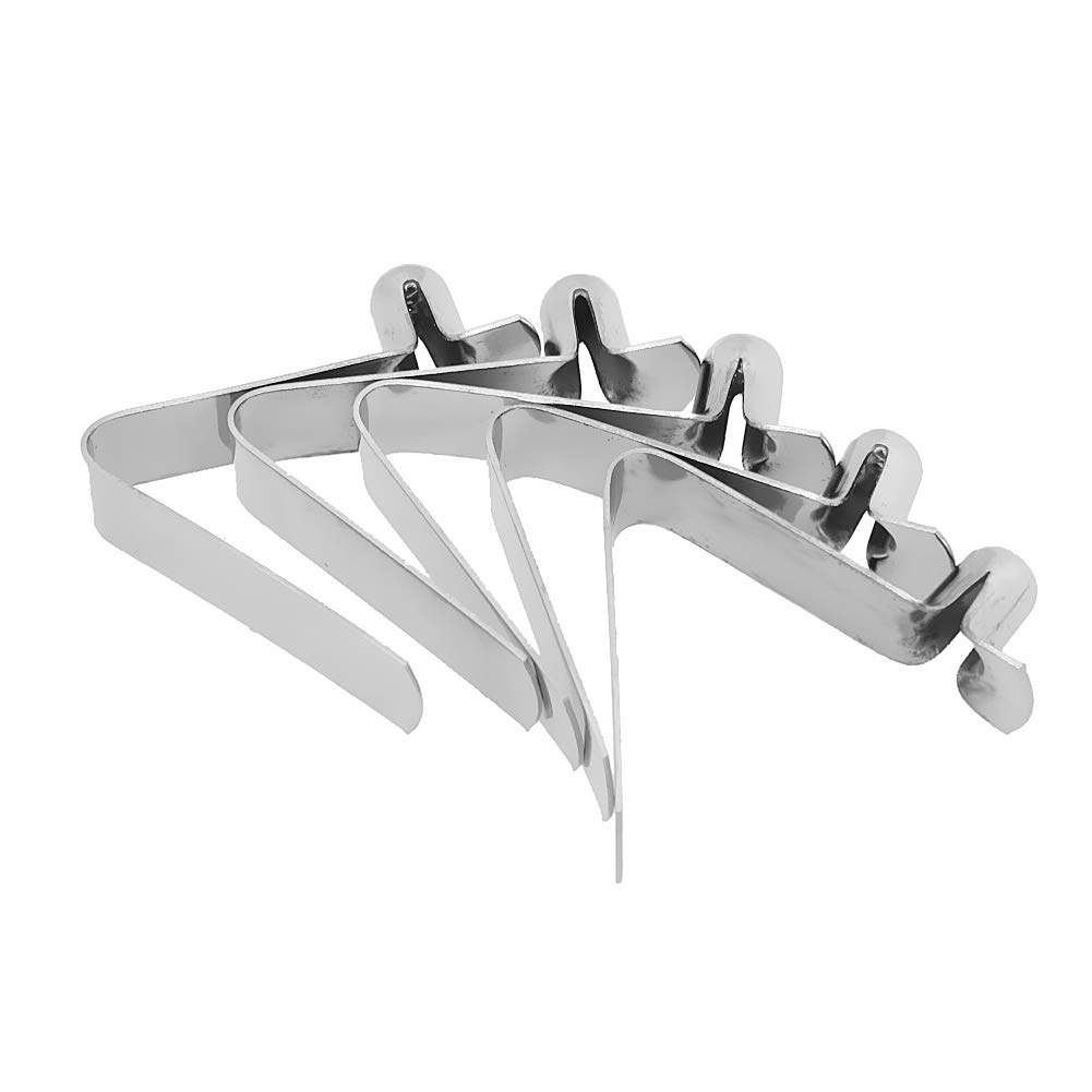 YOUNGL Kayak Paddle Spring Clip 5pcs Durable Caravan Telscopic e Steel Snap Locking Push Clamp Boat Accessories Outdoor Camping Single Button Awning Wing Tent Pole