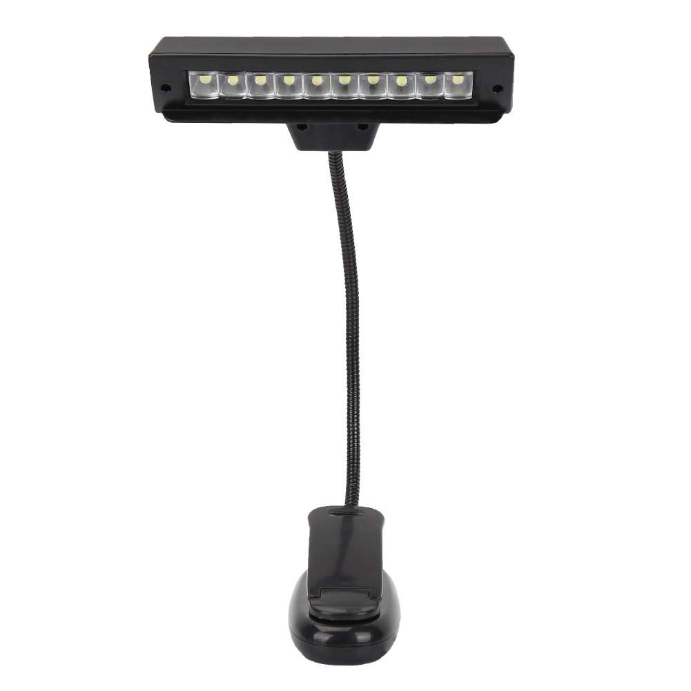 VBESTLIFE Music Stand Light, Portable Clip-on Position Adjustable LED Musician Lamp Reading Light for Music Stands Pianos Work Tables Desks Reading