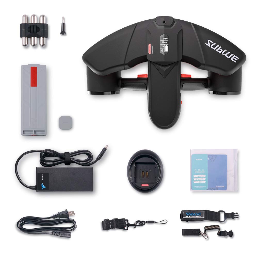WINDEK SUBLUE Navbow Smart Underwater Scooter with Action Camera Mount OLED Display 40M Waterproof for Water Sports Swimming Pool & Diving & Snorkeling & Sea Adventures