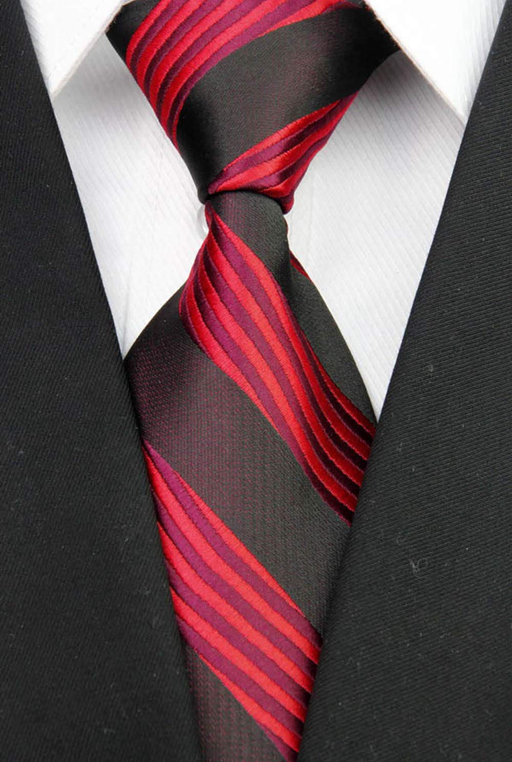 veegood Men's Classic Neck Ties for Men 10 Pack Classy Men's Tie Woven Jacquard Ties Party Suit B10VG01